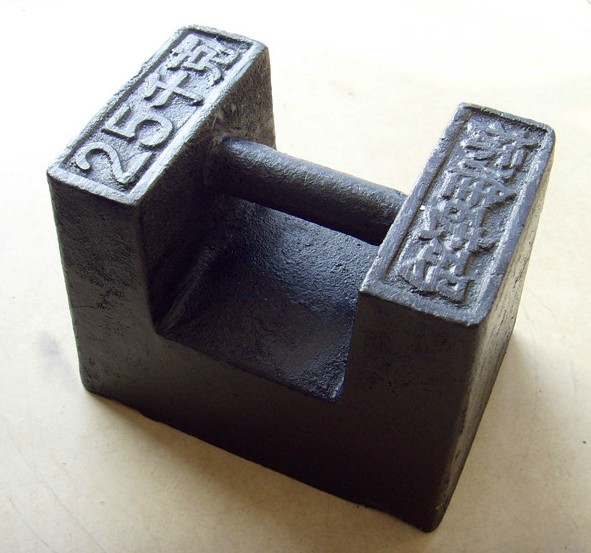 生铁砝码 锁型砝码 铸铁砝码 电子秤砝码5kg 10kg 20kg 25kg 50kg