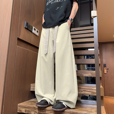 2026夏季美式格子腰带休闲弯刀裤男K6791-特P40建议零售价98