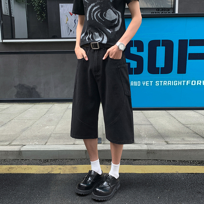 2026 GK24851改短 外景美式牛仔七分裤M-5XL GK26358-特P35