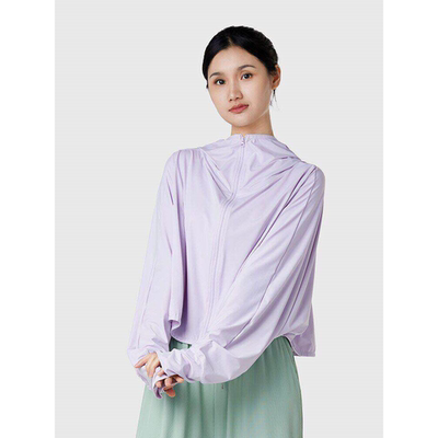 鹿岛什物纪ABQ20134女士廓形防紫外线宽松透气立领防晒衣UPF50+