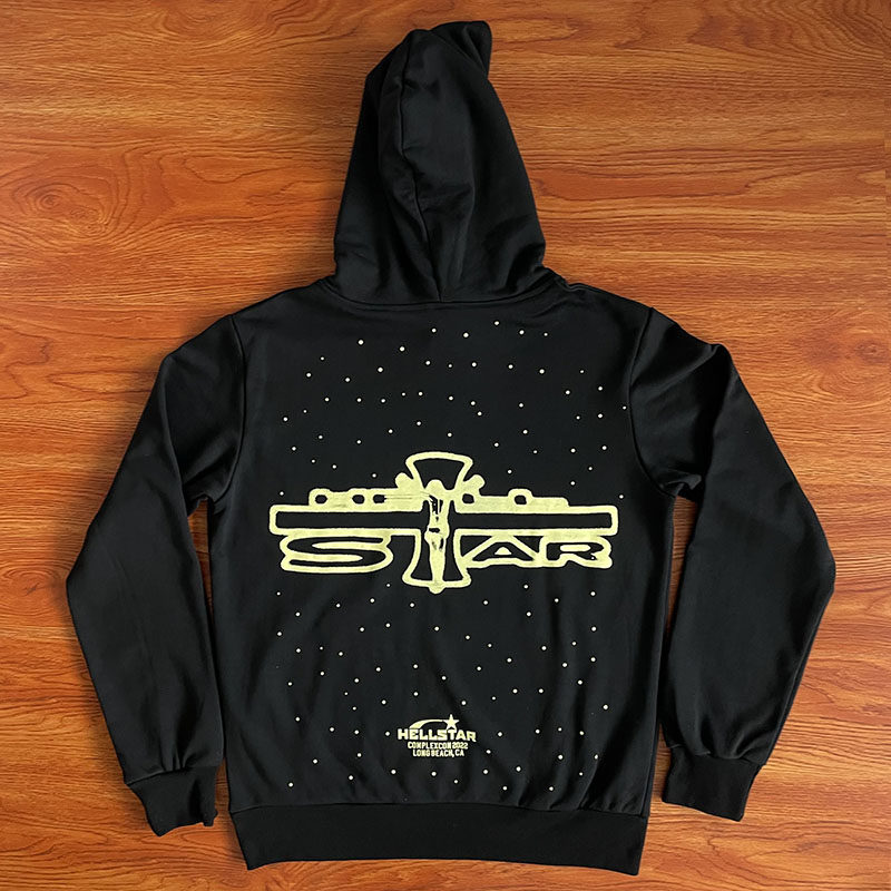 Hellstar Studios Complexcon Hoodie 刺绣男女套头帽衫卫衣