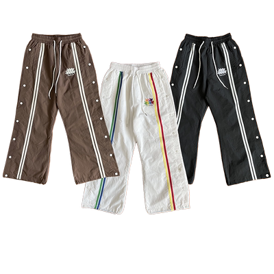 Project Capri Emergency Pants 刺绣欧美风排扣休闲长裤