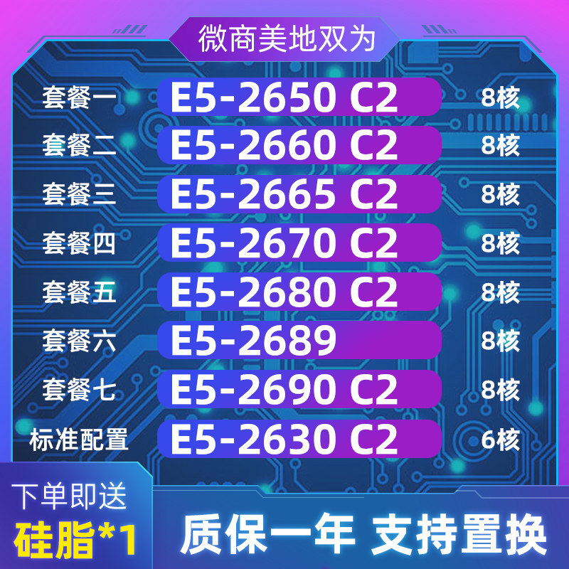 志强e5 2670c2 2630 2640 2650 2689 2660 2620 2680 2690 CPU_虎窝淘