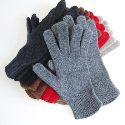 纯羊绒手套保暖冬季全指女保暖