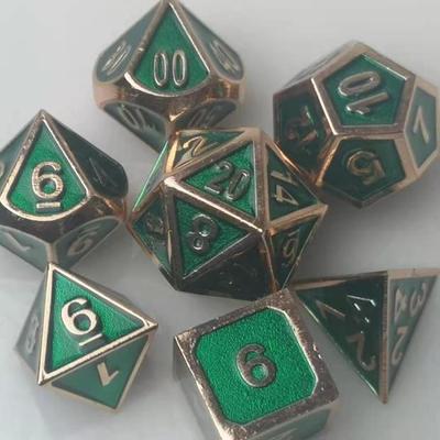 骰子金属色子7粒套装d桌游