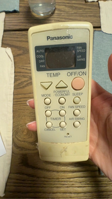 适用松下空调遥控器A75C2450 A75C2043 CS-C9CWA 全新