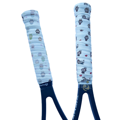 包邮ZARSIA新款拉布布双面粘性吸汗带柔软网羽拍手胶Labubu手柄皮