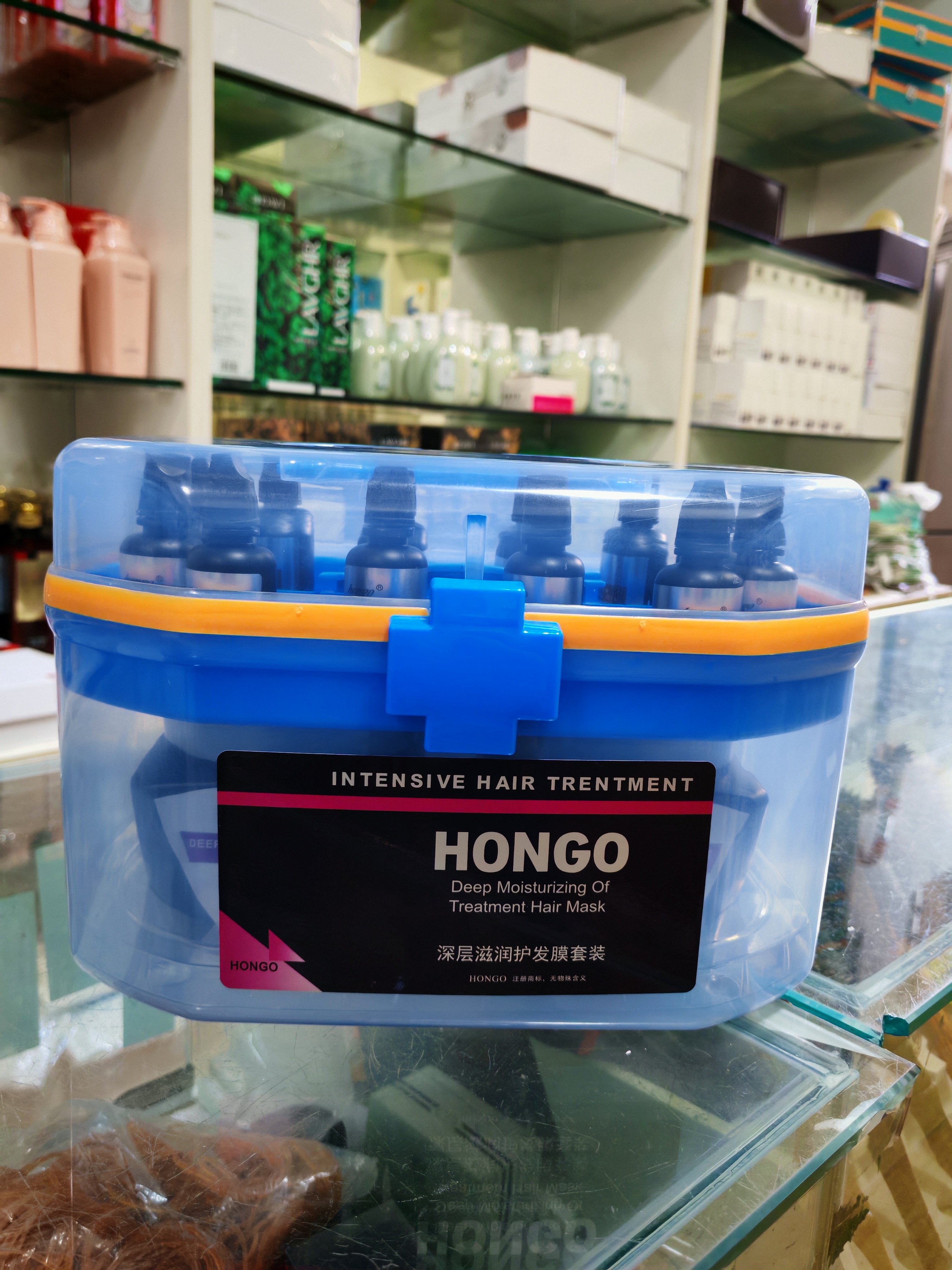 HONGO高水份修护美发膜套盒正宗汉高修复柔顺补水护发素假发倒膜