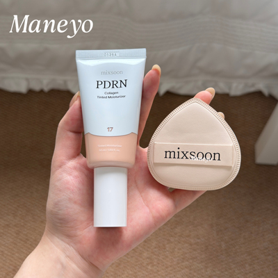 mixsoon电焊BB霜PDRN胶原有色面霜持久遮瑕服帖不卡粉