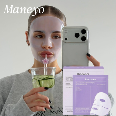 韩国Biodance三文鱼PDRN面膜胶原蛋白鱼子酱弹力保湿紧致提亮肤色