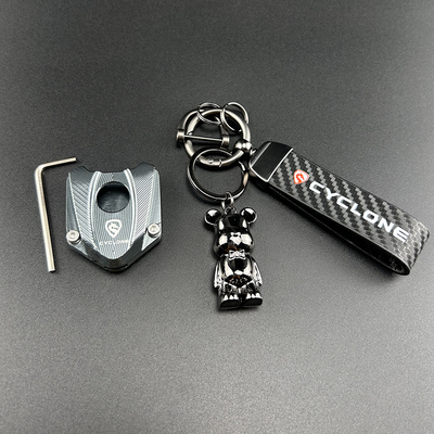 适用新赛科龙AQS250 AQS401 RC401 RG401 改装金属钥匙壳盖配件