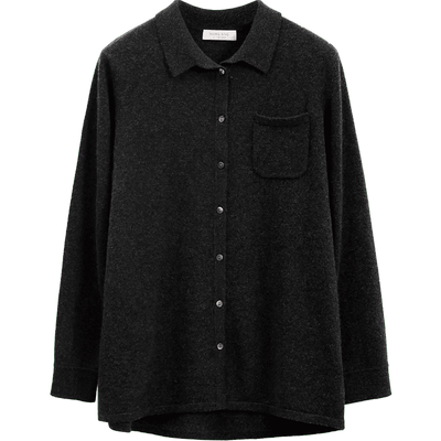 米皇新款翻领休闲羊绒开衫