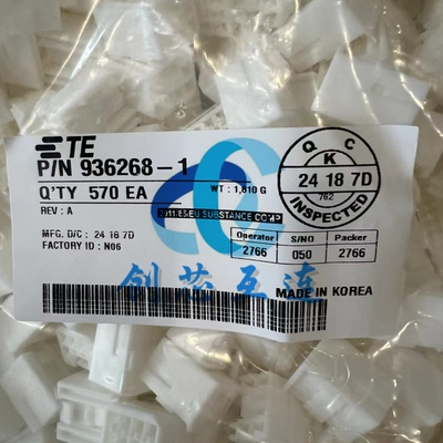 TE泰科连接器 936268-1 6PIN 5.0mm间距 胶壳 连接器外壳