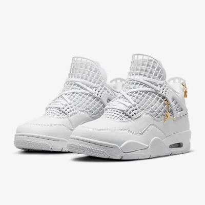 NIKE/耐克 Air Jordan 4 Net 女子网格覆层设计运动鞋 FN7251-107