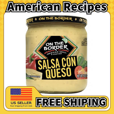 美国直邮On The Border Salsa 薯片奶酪调味番茄辣椒莎莎酱453g