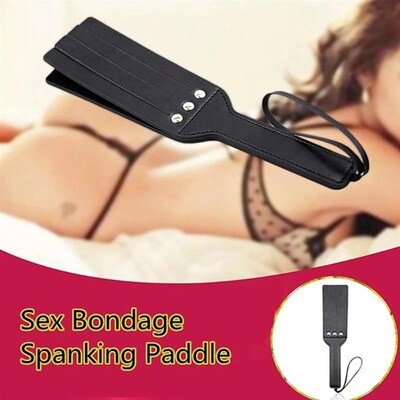 Bondage PU Leather Spanking Paddle Flirt Fetish Slave