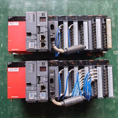 议价三菱PLC两套Q03UDVCPU主机Q12DCCPU-V可维修