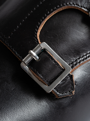 Brother Bridge 原创鞋款Monk孟克鞋男士皮鞋HORWEEN茶芯牛皮