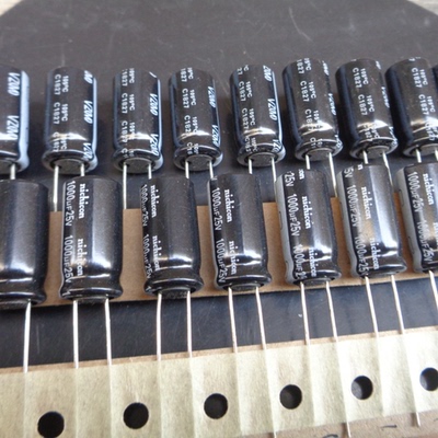 25V1000UF 日本尼吉康VZVY 黑金刚KMG 10X20 10X16