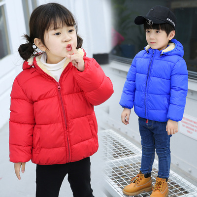 Winter warm Boys Girls kids Hooded Warm Down jacket Clothes