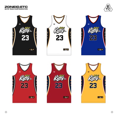 ZONEID数码印定制篮球服