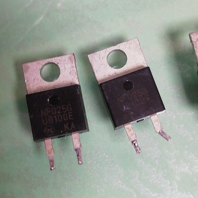 MUR8100EG U8100E TO-220 8A/1000V 快恢复整流二极管 拆机