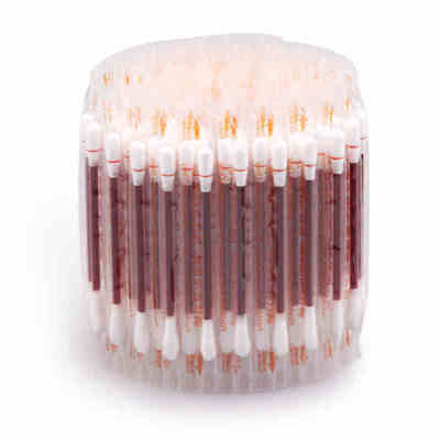 2027.3月碘伏消毒液棉签碘酒两头棉棒家用伤口棉球便携急救用品