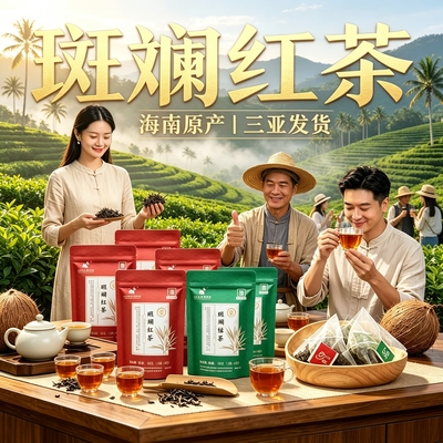 斑斓红茶海南特产正宗茶叶袋泡茶