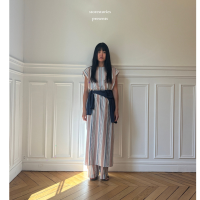 【现货】丹麦Baserange Stave Dress Martinique 有机棉 连衣裙女