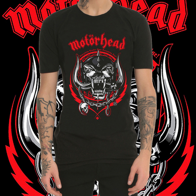 重金属摇滚乐队圆领短袖