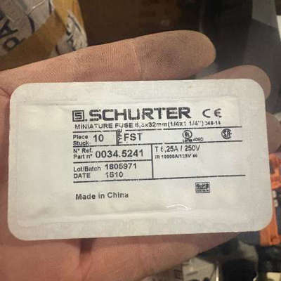 台州设备舒特SCHURTER 0034.5241
