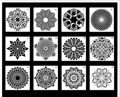 亚马逊跨境喷花镂空模