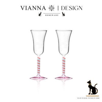 VIANNA高颜值彩色高脚杯香槟杯