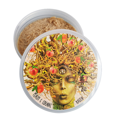 帝诗剃须皂 AE剃须皂Peach and Cognac桃子干邑白兰地刮胡泡沫皂