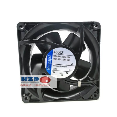 4606Z全新原装EBMPAPST 12CM 115V全金属耐高温风扇