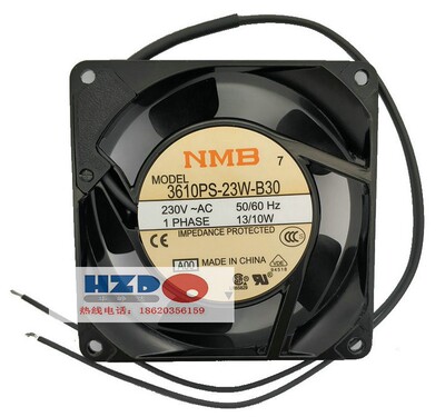 热卖全新原装NMB 9225 230V 50/60HZ 3610PS-23W-B30散热风扇9CM
