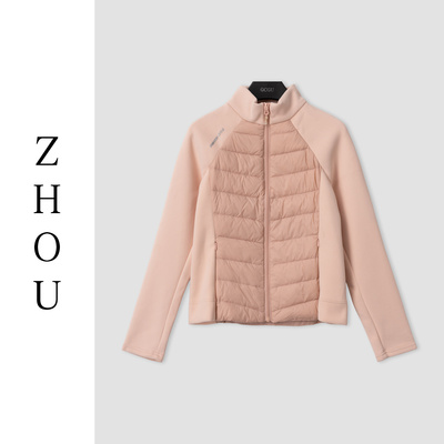 （周哥甄选）粉色羽绒外套-30912