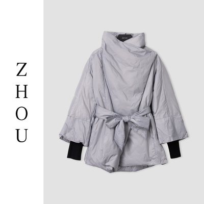 （周哥甄选）浅蓝羽绒外套-30887