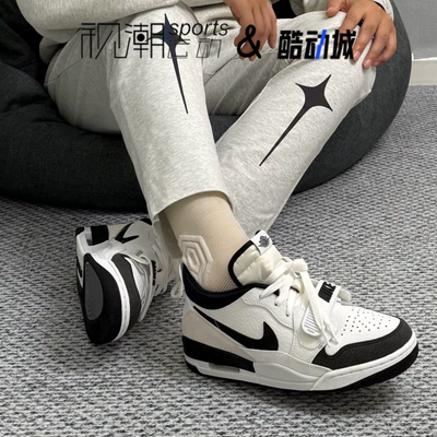 AJ312黑白熊猫男缓震复古篮球鞋