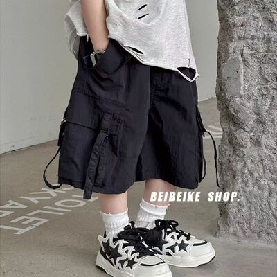 男童工装裤夏季新款痞帅街舞裤子