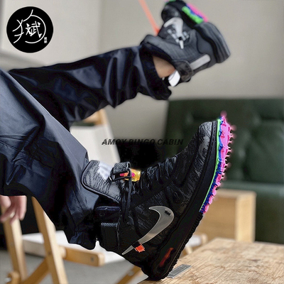 NikeOW联名AF1男女高帮空军板鞋