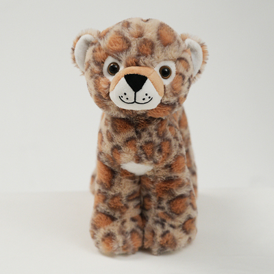 毛绒玩具小豹子仿真动物公仔可爱