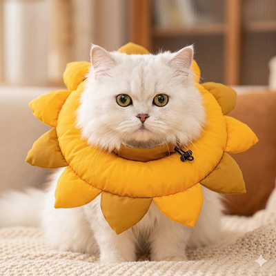 猫咪绝育术后防舔可调伊丽莎白圈