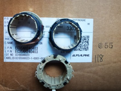 日本ALPS中空轴编码器EC35AH240403脉冲电位器30位360度旋转