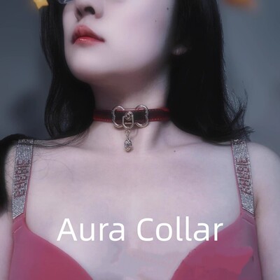 Aura Collar轻奢真皮choker项圈牵引绳温感变色PUPPY朋克qq颈圈女