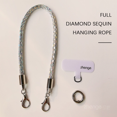 时尚女士手腕手机挂绳链