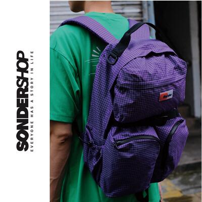 SONDER SHOP OFFWINTER 户外双肩书包都市巡游  中号包 紫格背包