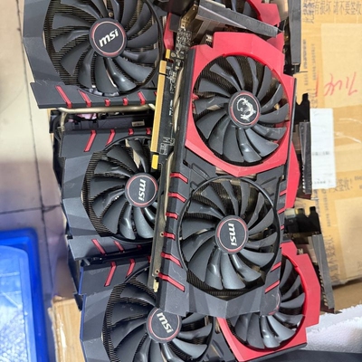 议价拆机 12个 微星GTX970 4G红龙 电脑游戏办公家用显