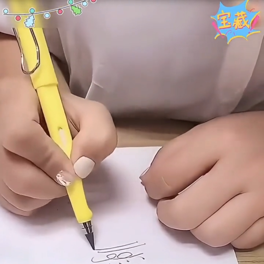 防滑可擦永恒铅笔小学生专用免削自动铅笔不断芯学生款高颜值