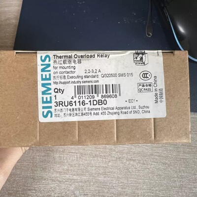 售前询价热过载继电器3RU6116-1DB0